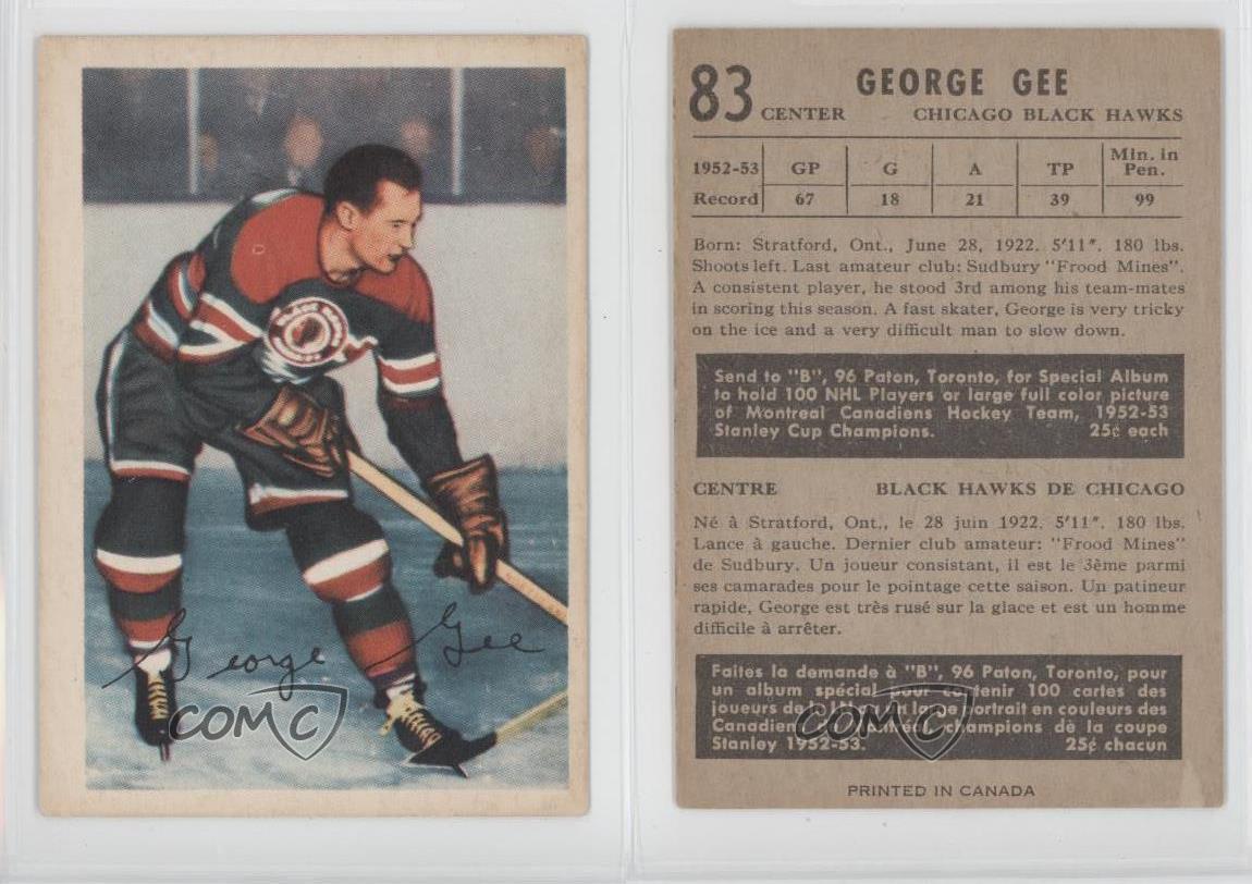 George Gee (ice hockey) - Alchetron, the free social encyclopedia