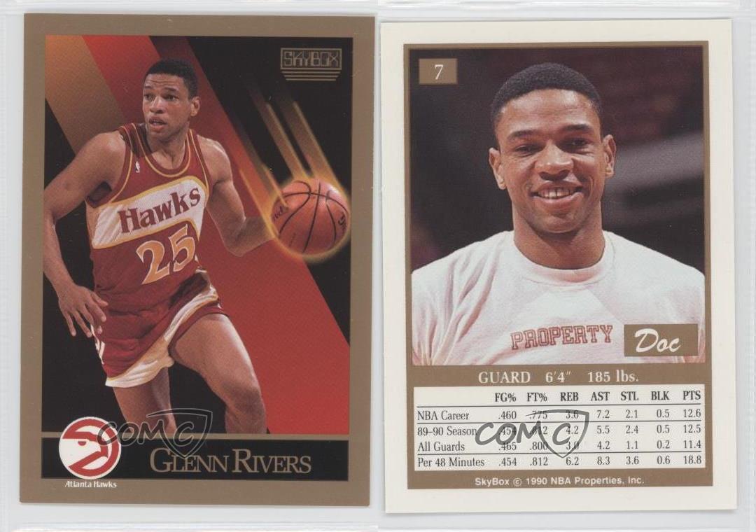 1990-91 Skybox #7 Doc Rivers Atlanta Hawks Basketball Card | eBay