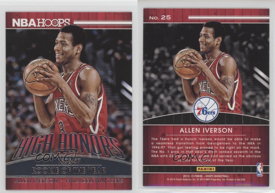 2014 NBA Hoops High Honors #25 Allen Iverson Philadelphia 76ers ... 2014 NBA Hoops High Honors #25 Allen Iverson Philadelphia 76ers ...