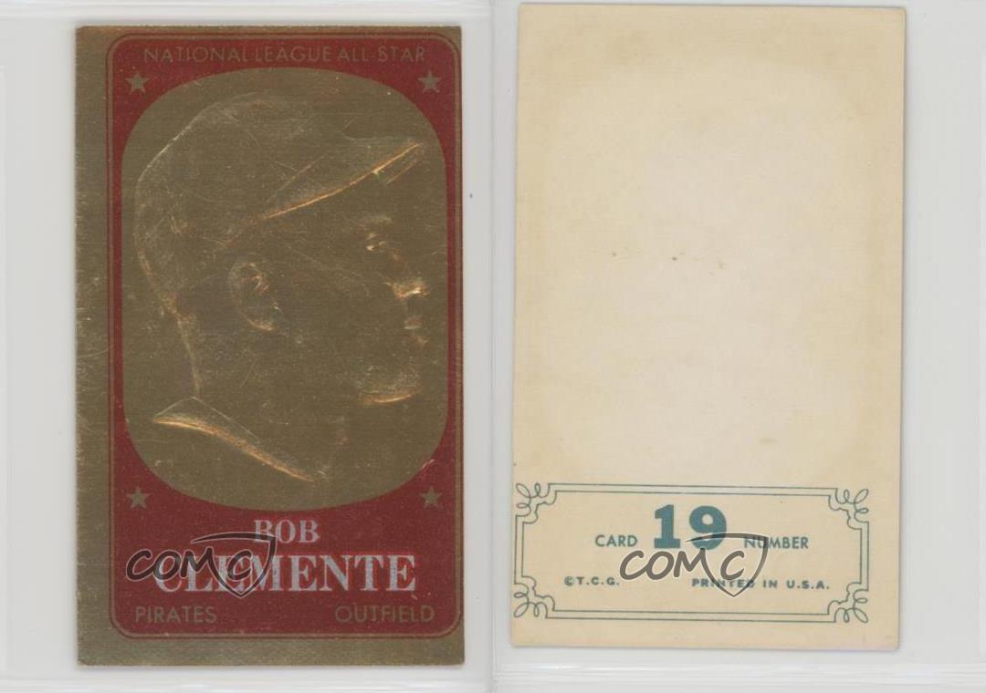 Memorabilia Art & Collectibles Roberto Clemente 1965 Topps Embossed #19 ...