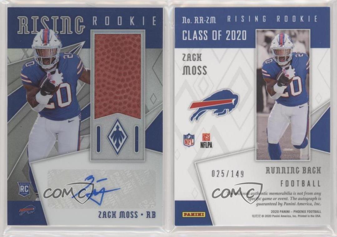 Zach Moss 2020 Panini Phoenix Football Auto - munimoro.gob.pe