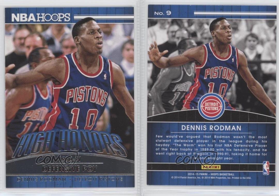 2014-15 NBA Hoops High Honors #9 Dennis Rodman Detroit Pistons ... 2014-15 NBA Hoops High Honors #9 Dennis Rodman Detroit Pistons ...