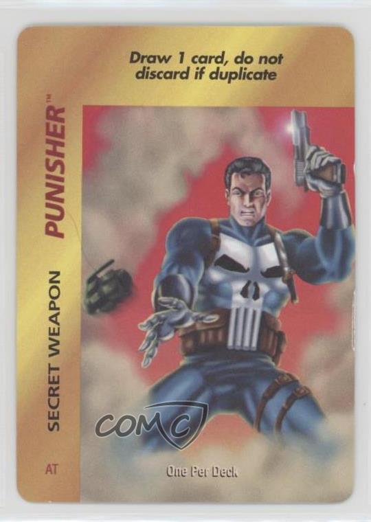 1995 Marvel Overpower CCG Special Character Cards Punisher (Secret ...