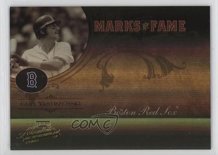 2005 Playoff Absolute Memorabilia Marks of Fame Spectrum /25 Carl ...