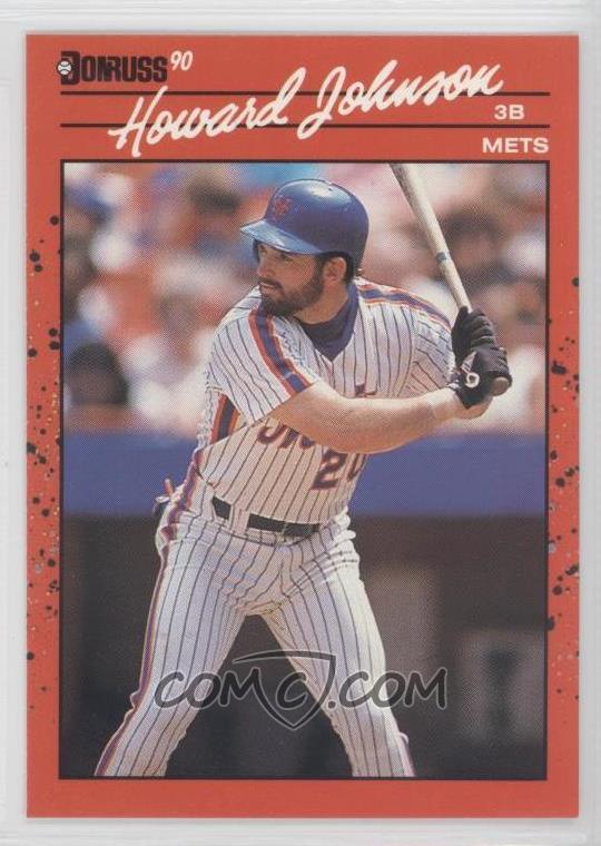 1990 Donruss - Preview Cards #8 - Howard Johnson 1990 Donruss - Preview Cards #8 - Howard Johnson