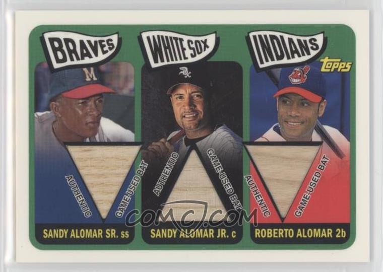 2002 Topps - Like Father Like Son Relics #FS-AL - Sandy Alomar, Sandy ... 2002 Topps - Like Father Like Son Relics #FS-AL - Sandy Alomar, Sandy ...